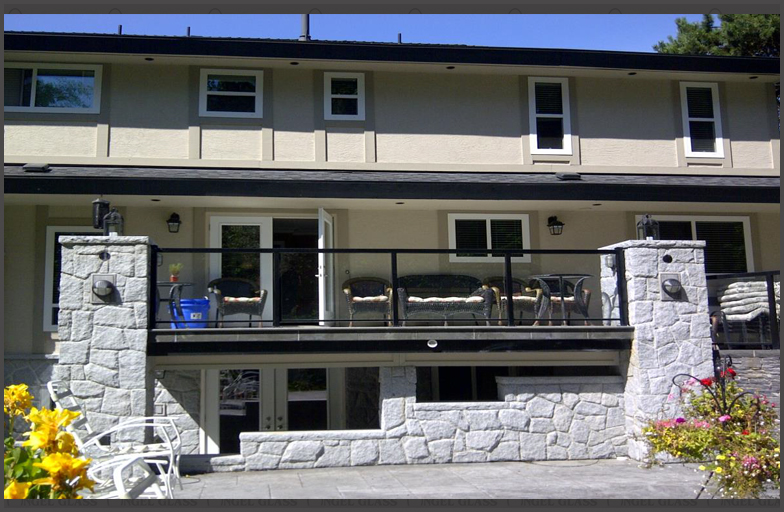 Glass canopy company. Angel Glass canopy for Burnaby home.